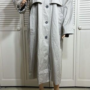 Everlane | Jackets & Coats | Nwt Everlane The Long Mac Coat In Stone ...